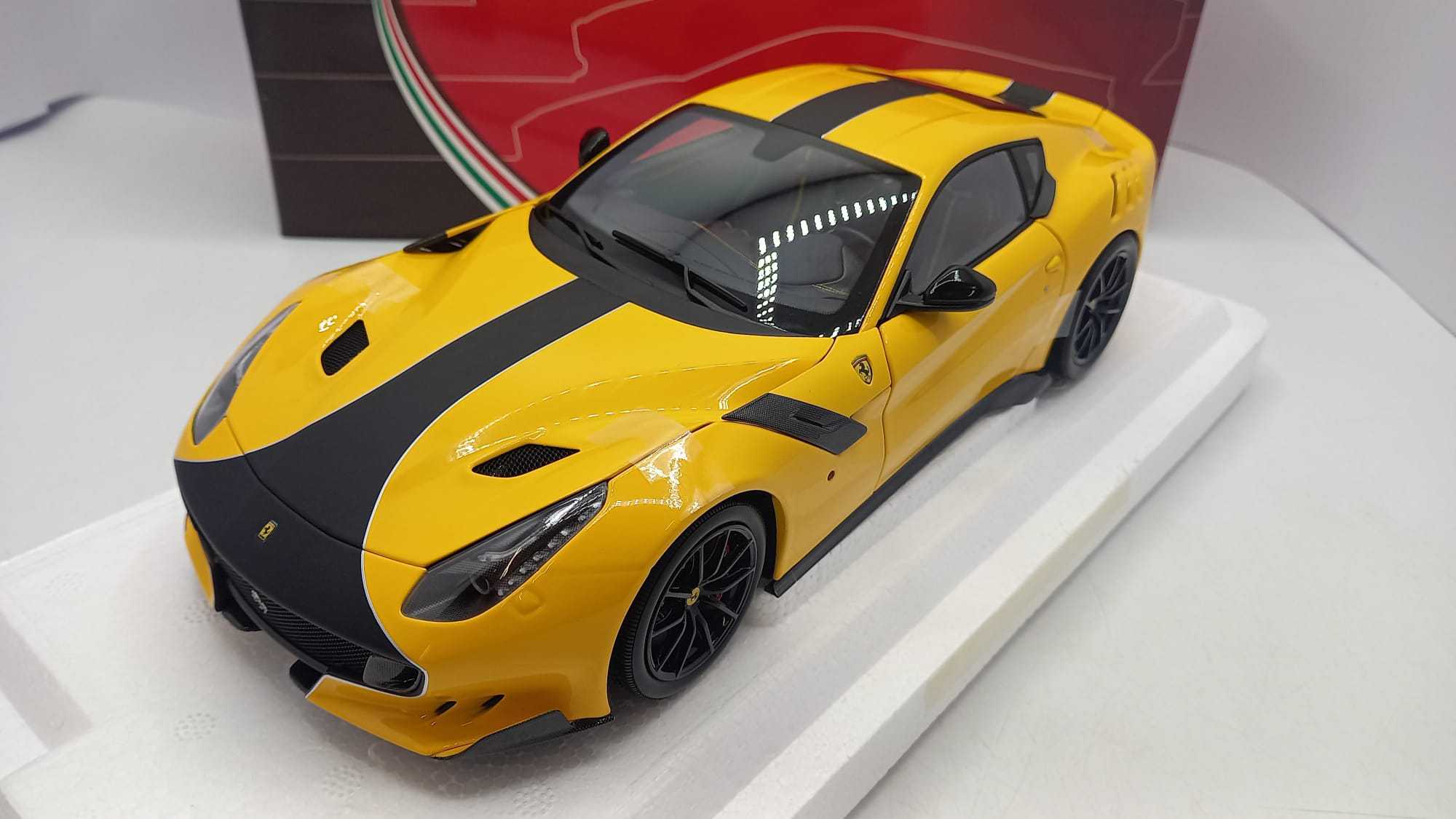 182106B BBR Ferrari F12 TDF Giallo Modena 1/18