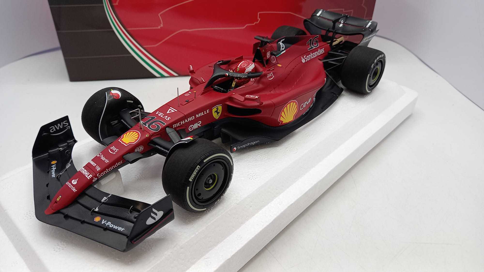 221826 BBR Ferrari F1-75 C. Leclerc winner GP Australia 2022 1/18