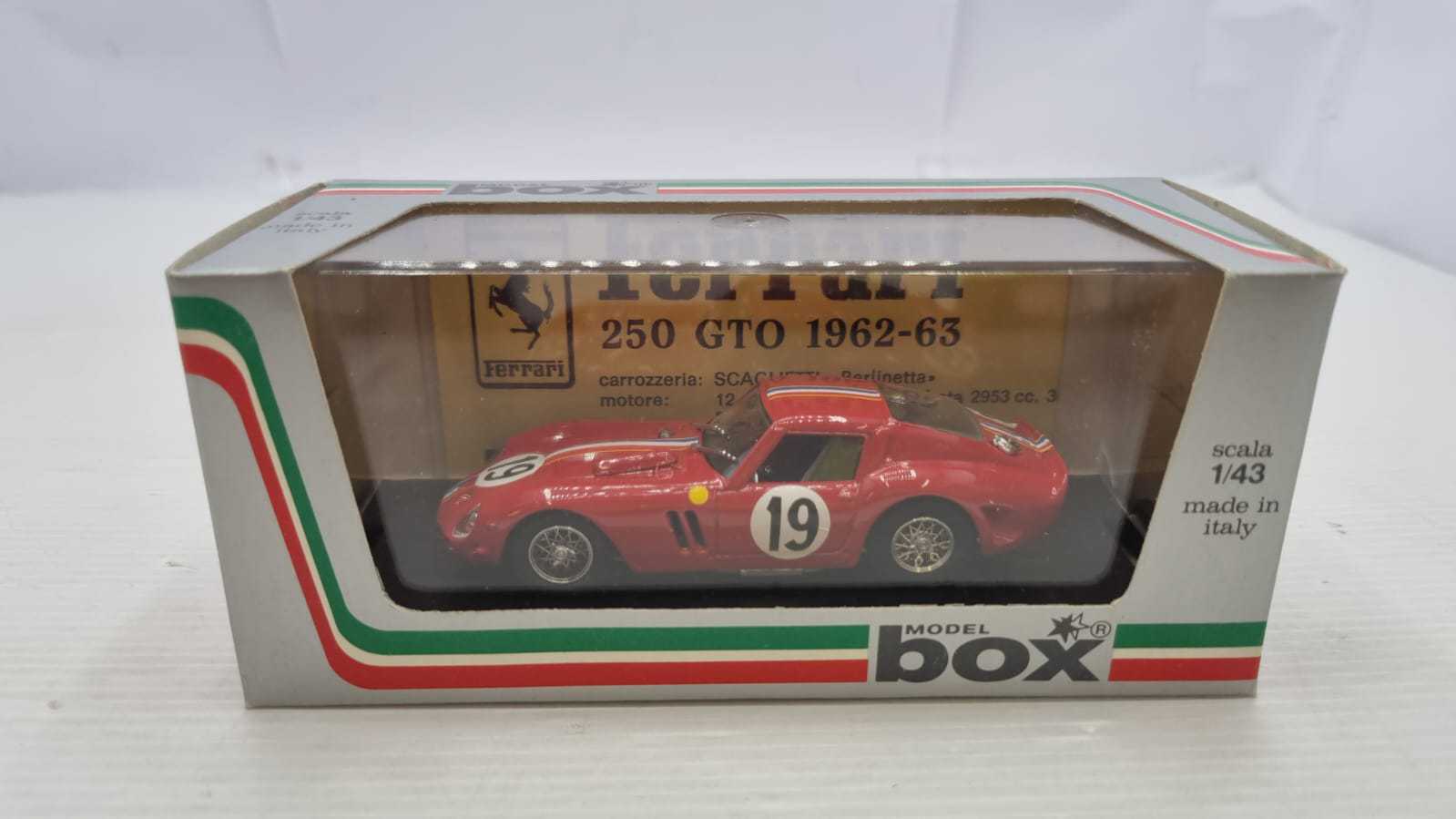 BOX MODEL - AUTO DA CORSA Box Model Ferrari 250 GTO Le Mans 1962 1/43