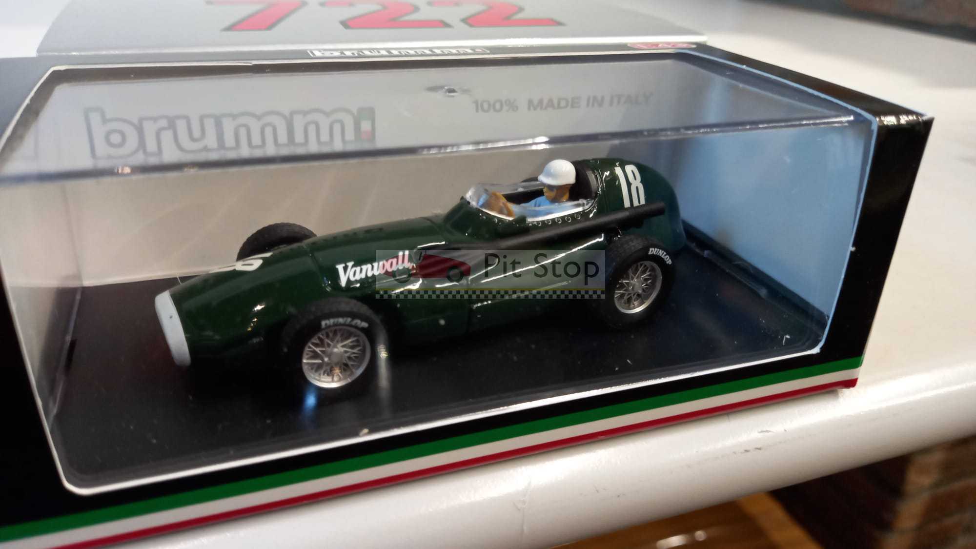 R098CH Brumm Vanwall F1 Stirling Moss GP Gran Bretagna 1957 1/43