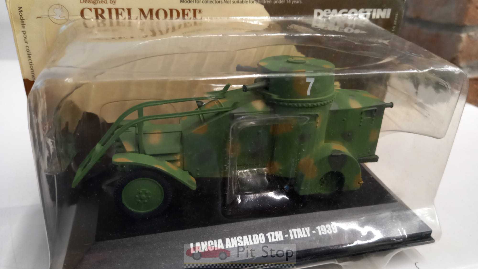 DeAgostini Criel Model Lancia Ansaldo 1ZM Italy 1939 1/43