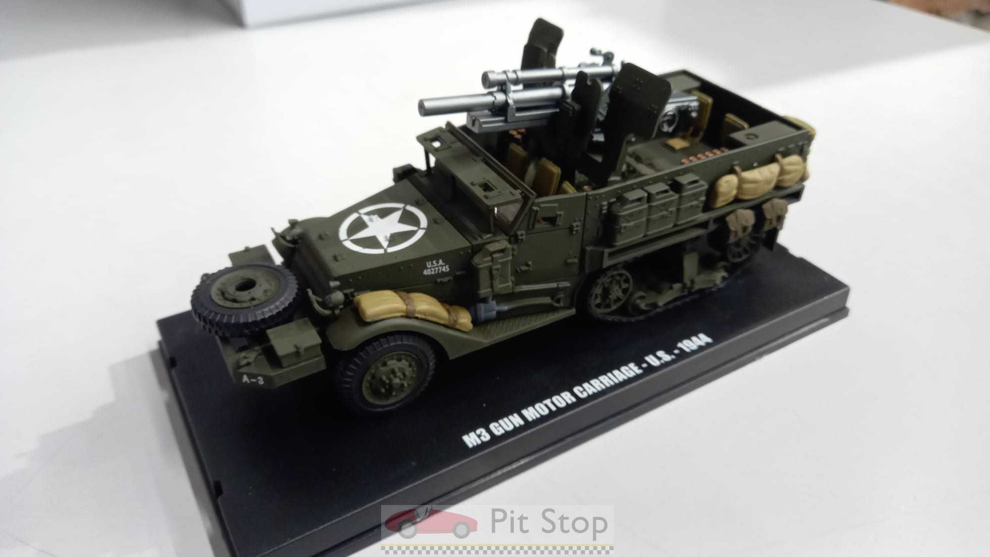 DeAgostini Criel Model M3 Gun motor carriage U.S. 1944 1/43, no box