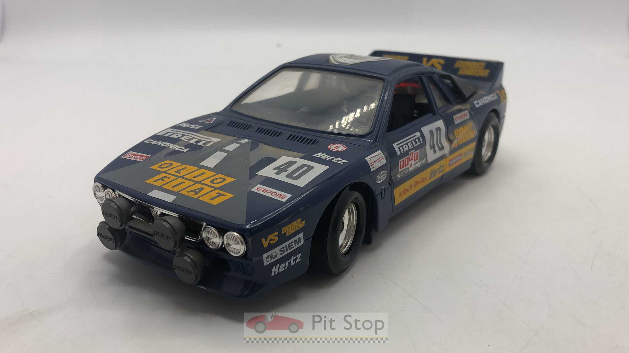 Bburago Lancia Rally 037 1982 1/24 no box, presenti segni del tempo