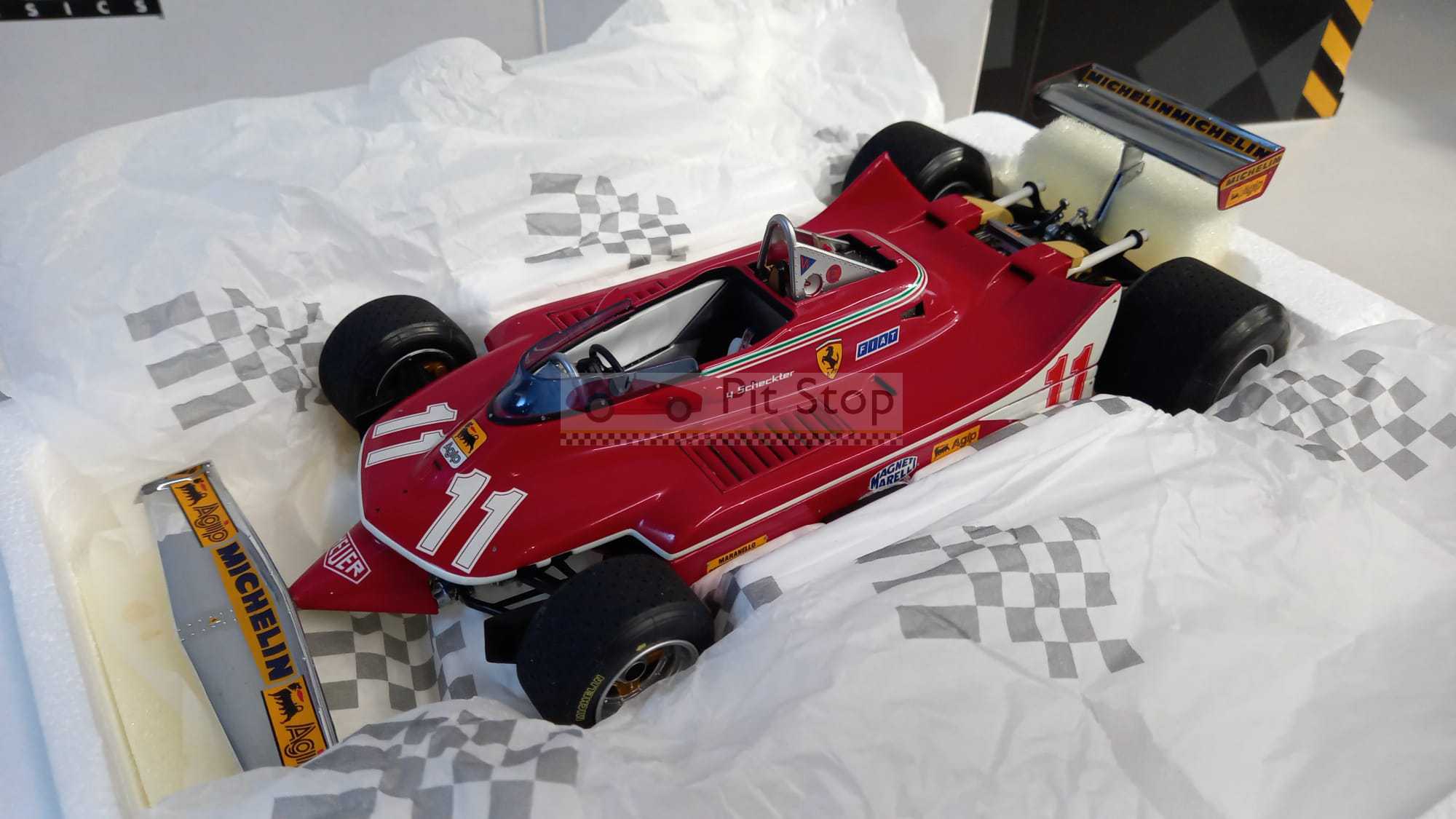 97076 Exoto Ferrari 312 T4 British GP Jody Scheckter 1979 1/18