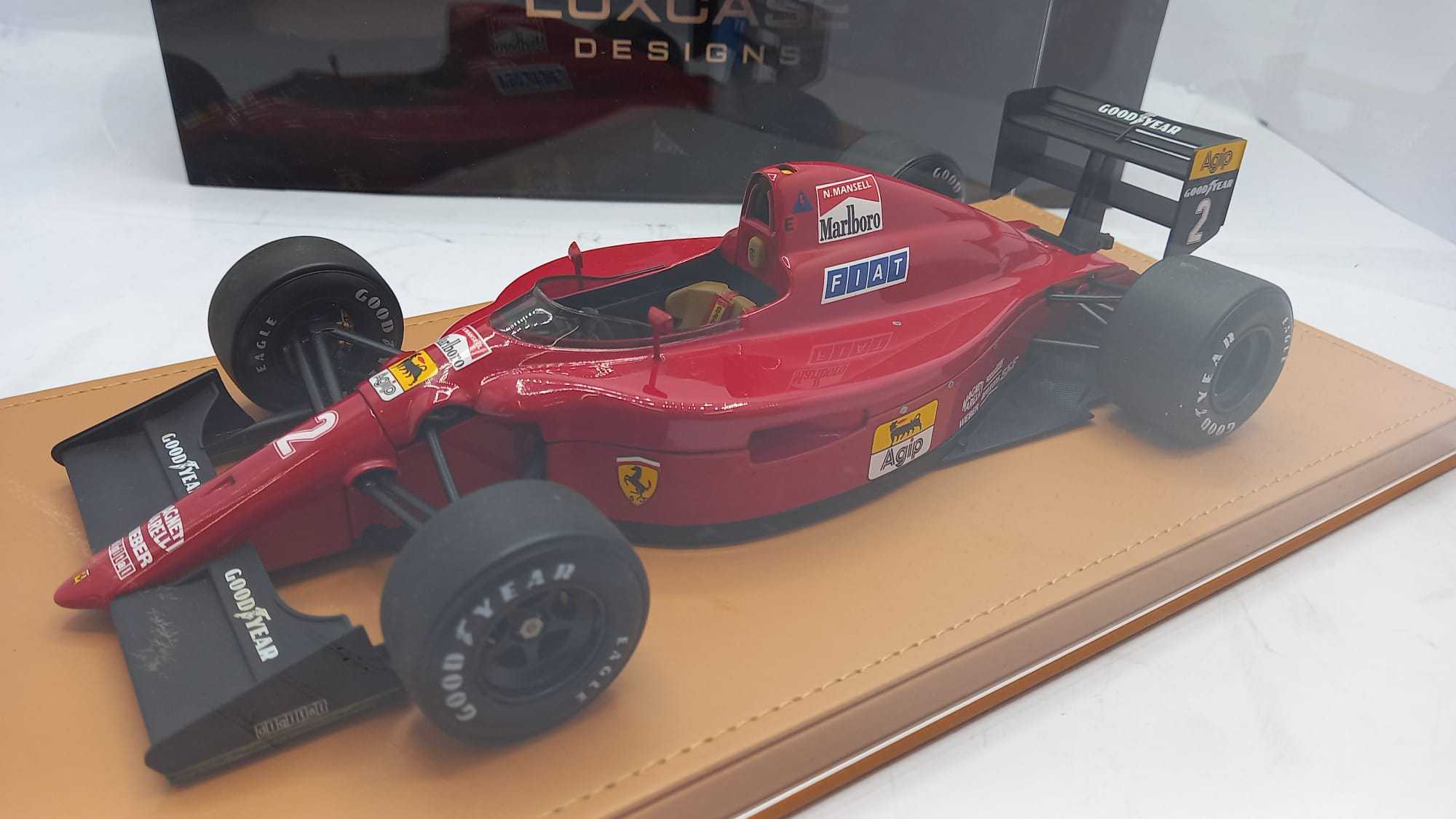 Exoto Ferrari 641/2 N. Mansell 1990 1/18, no box, in teca