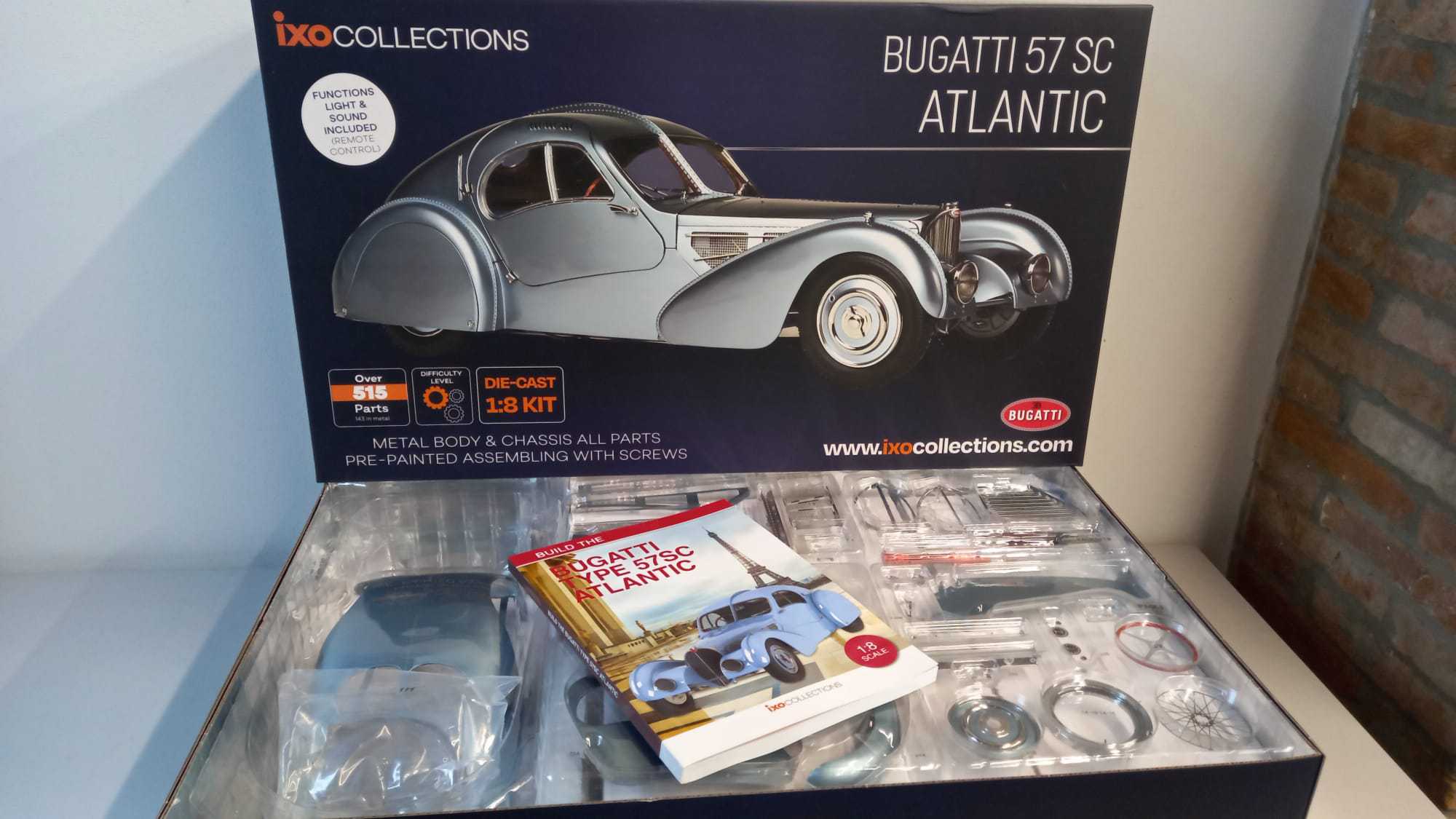20010108 Ixo Bugatti Type 57 SC Atlantic 1936 1/8, kit di montaggio ...