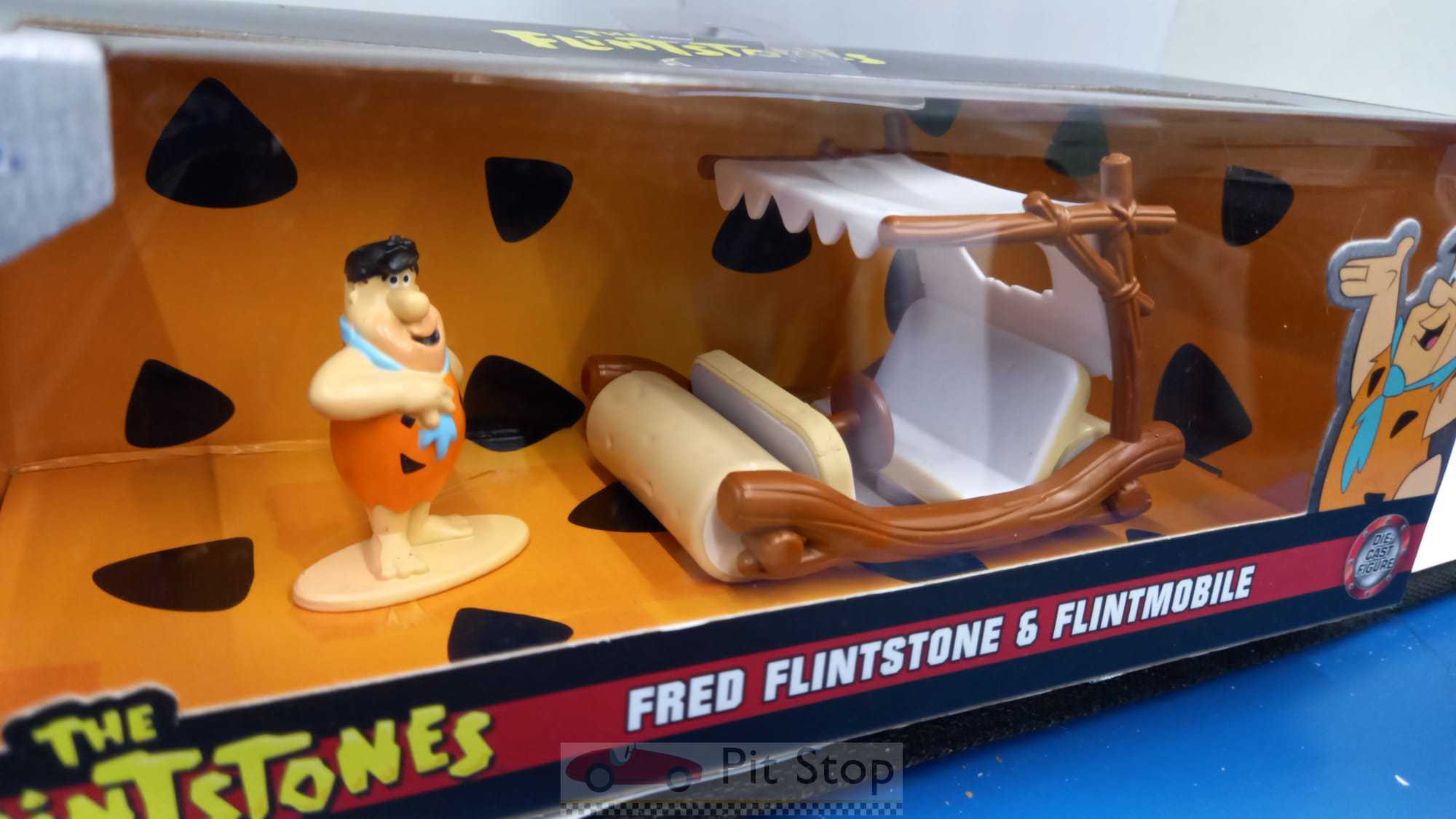 253253002 Jada Fred Flintstone e Flintmobile 1/32