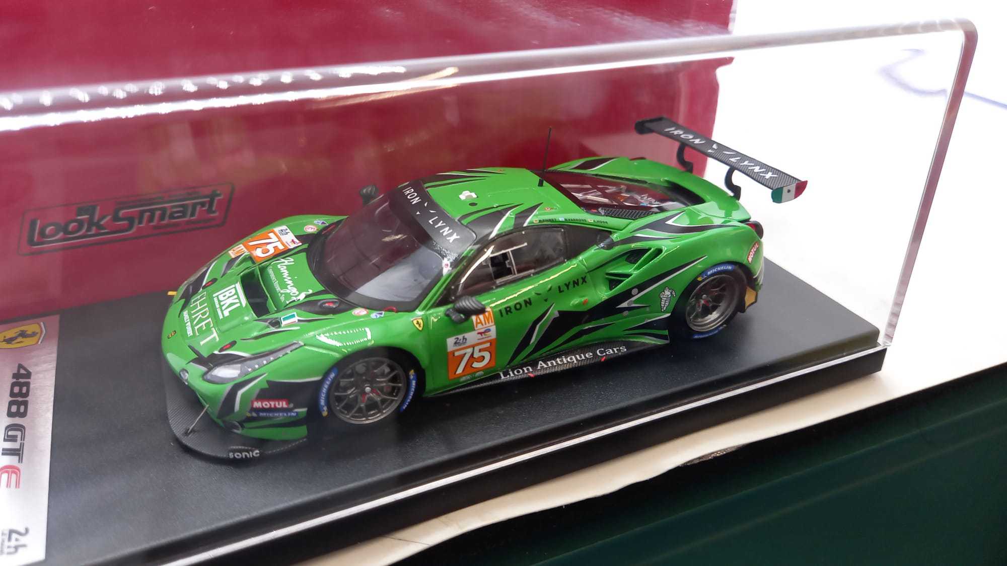 LSLM151 Looksmart Ferrari 488 GTE Iron Lynx 24h Le Mans 2022 1/43