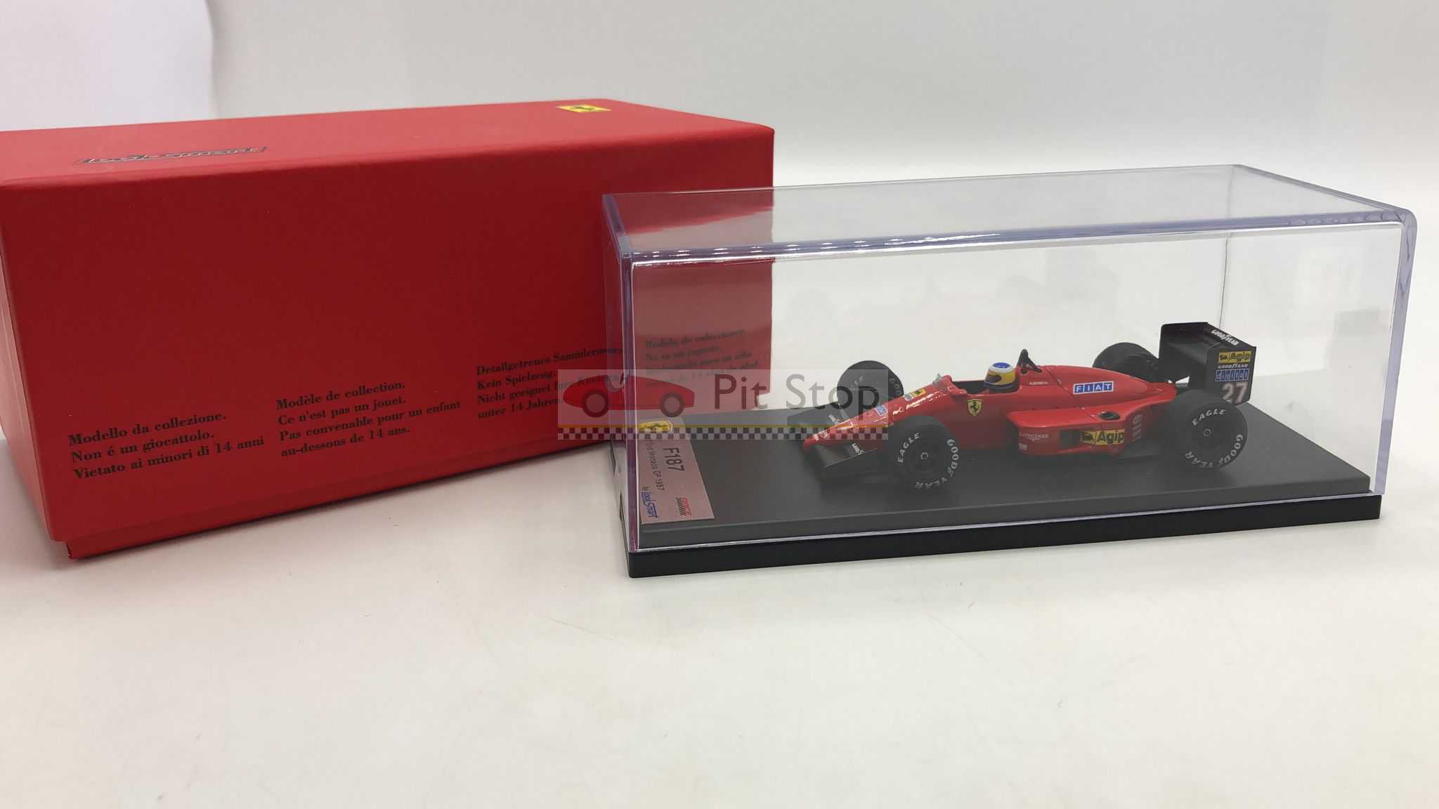 LSRC058 Looksmart Ferrari F187 1987 1/43 3rd Monaco GP 1987