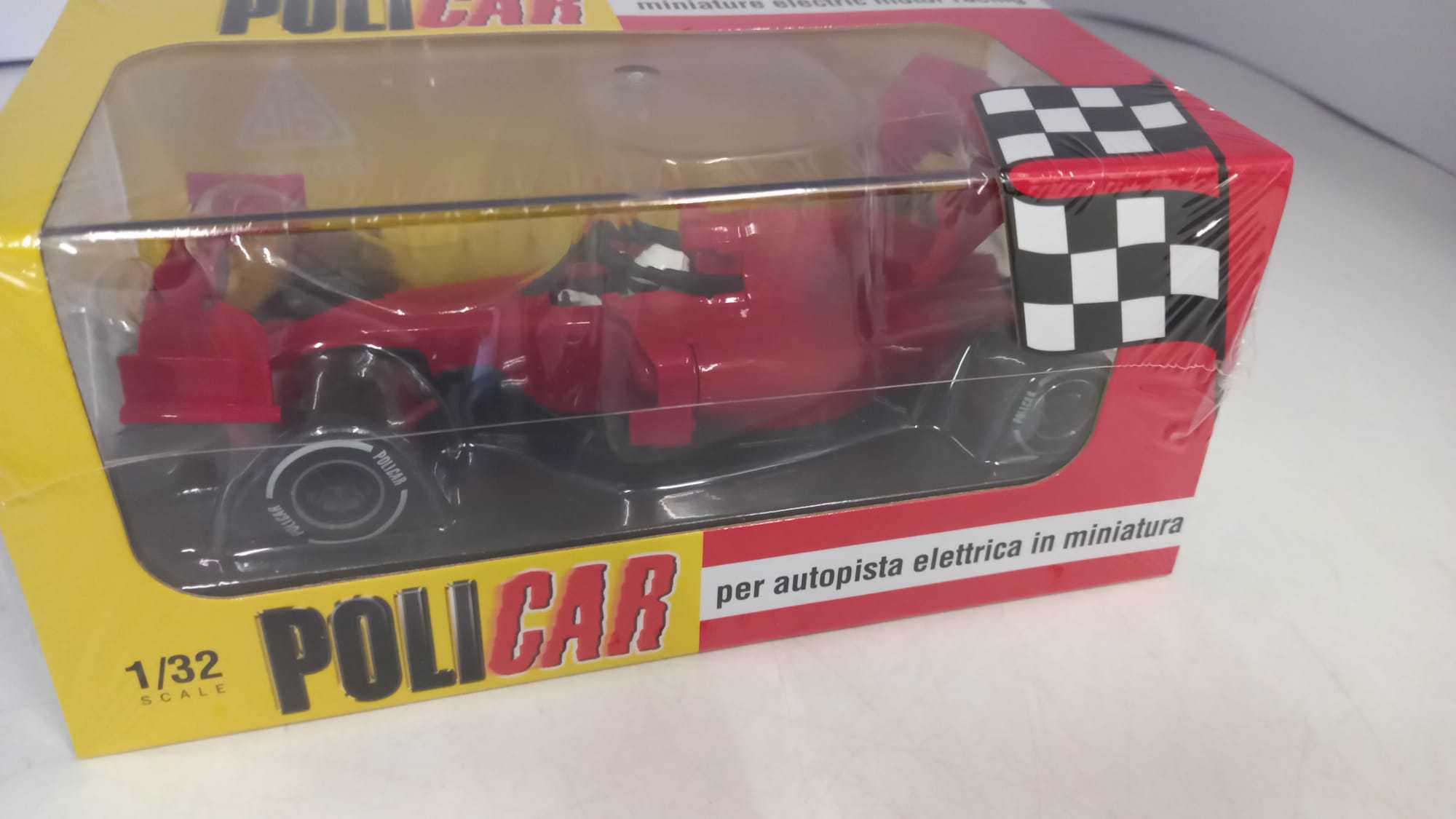 CAR07RED Policar auto slot per pista elettrica monoposto 1/32