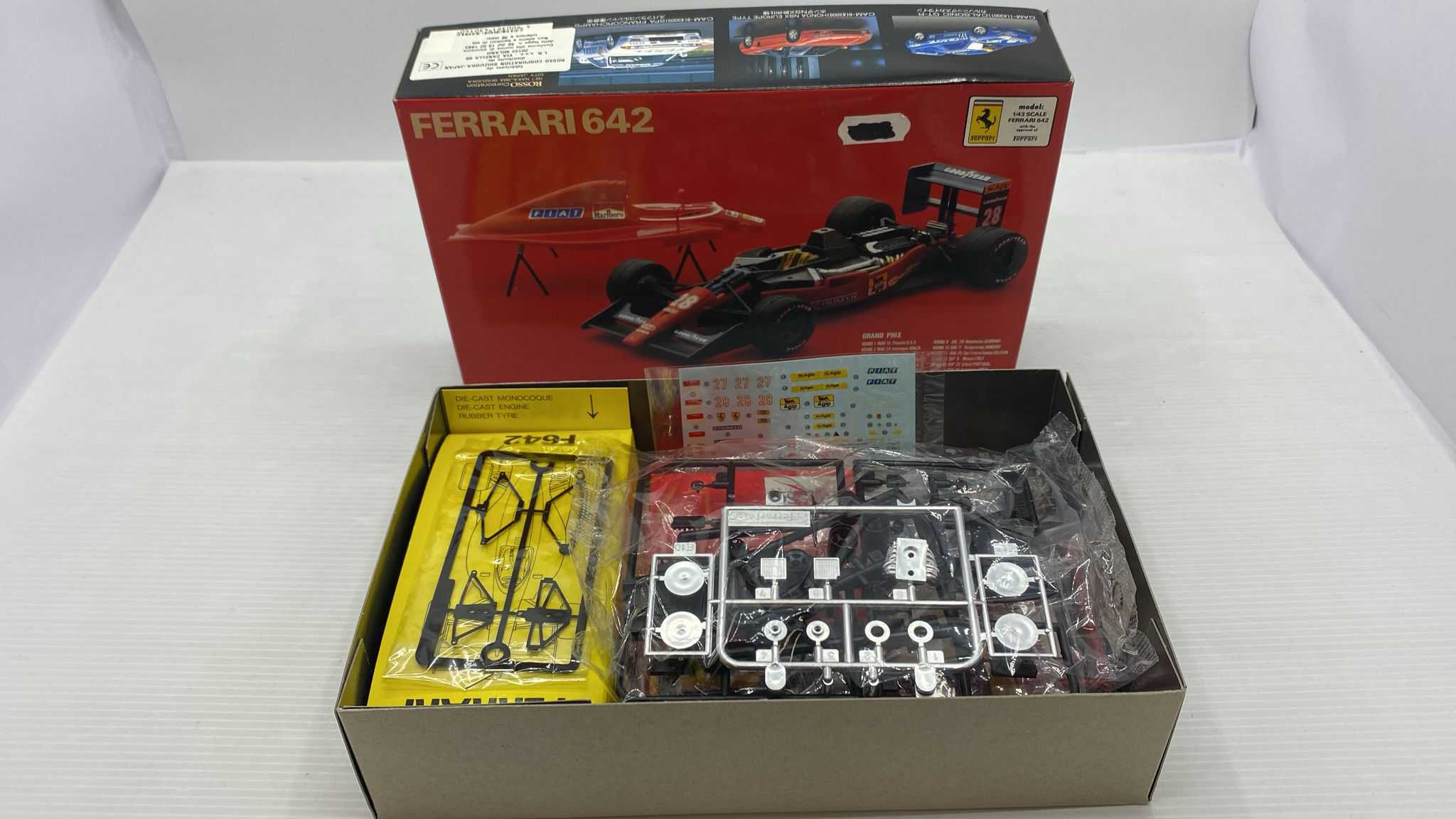 43014 Rosso Corporation Ferrari 642 kit montaggio 1/43