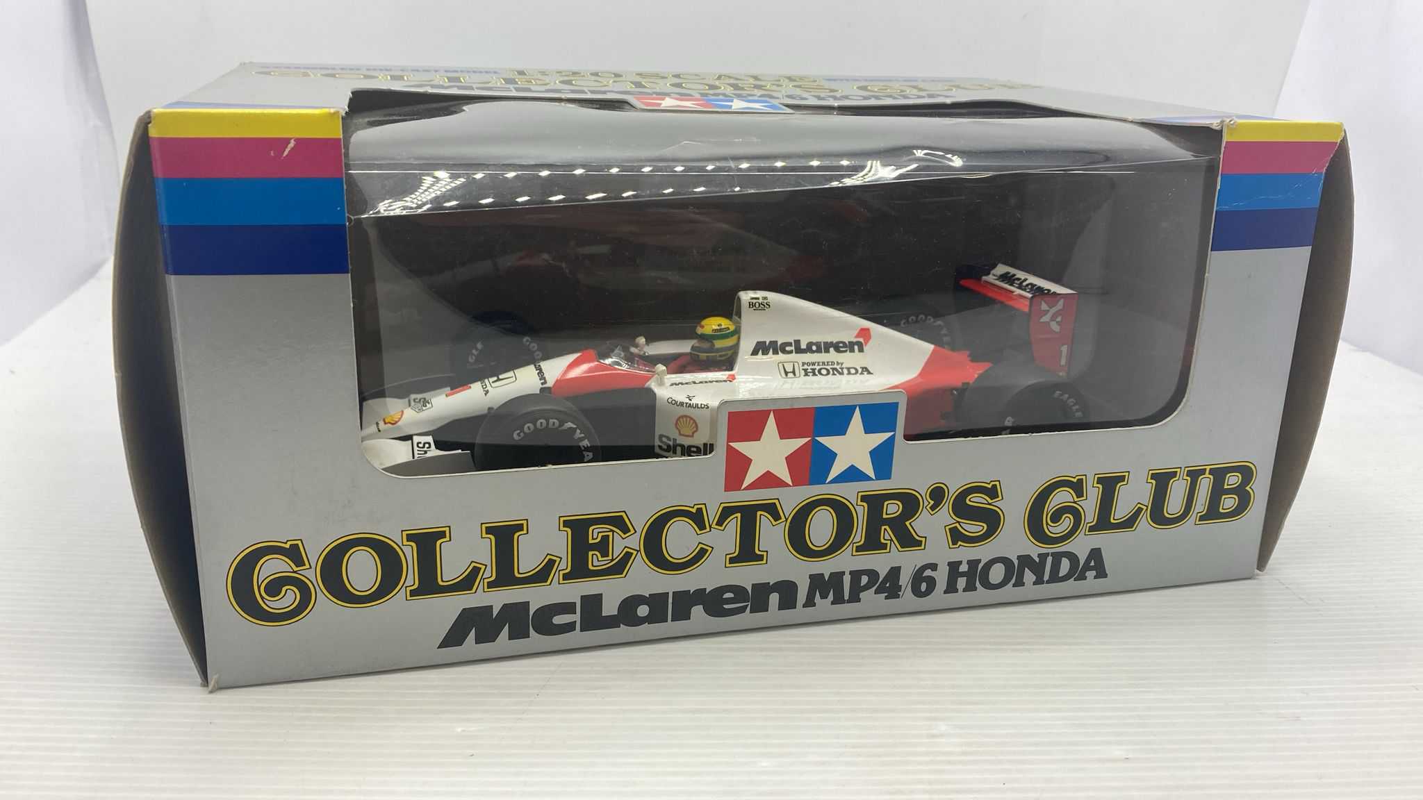 23003 Tamiya Collector's Club McLaren MP4/6 Honda Ayrton Senna 1/20